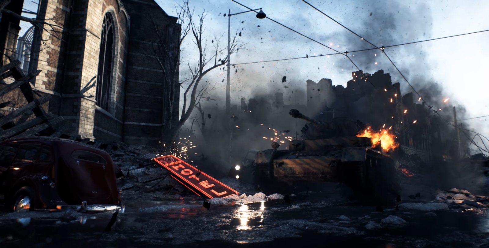 Battlefield V: Devastation of Rotterdam Trailer Shown in Gamescom 2018