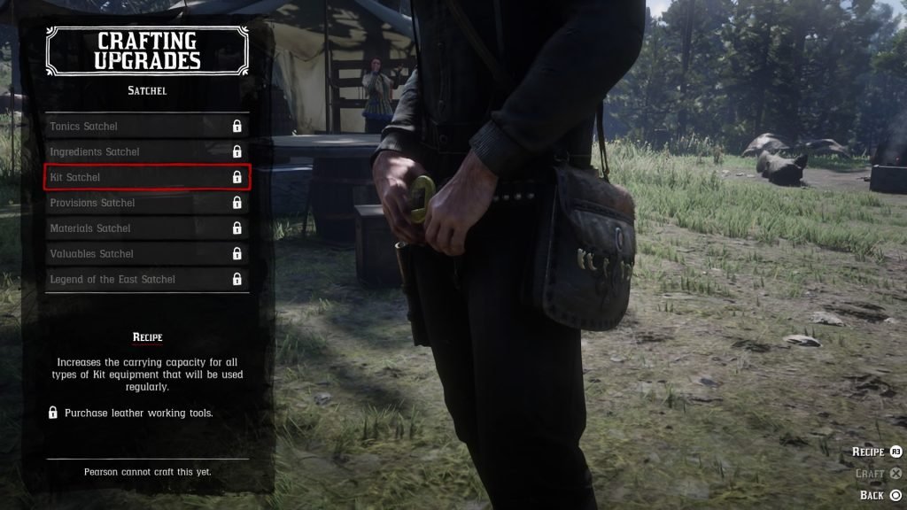 Red Dead Redemption 2 Satchel Crafting Guide - All Satchels