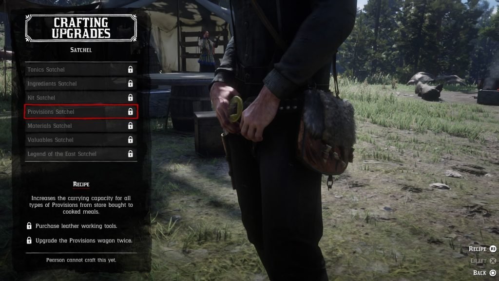 Red Dead Redemption 2 Satchel Crafting Guide - All Satchels