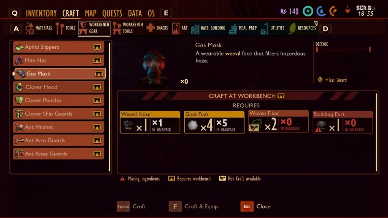 Grounded Crafting Recipes Guide – How to Craft, Resources