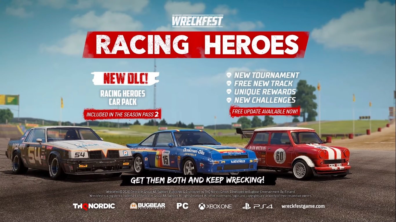 Wreckfest Gets Car Pack #8 and New Update for Season 2