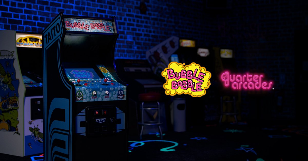 Bubble Bobble Joins Numskull Quarter Arcades Range