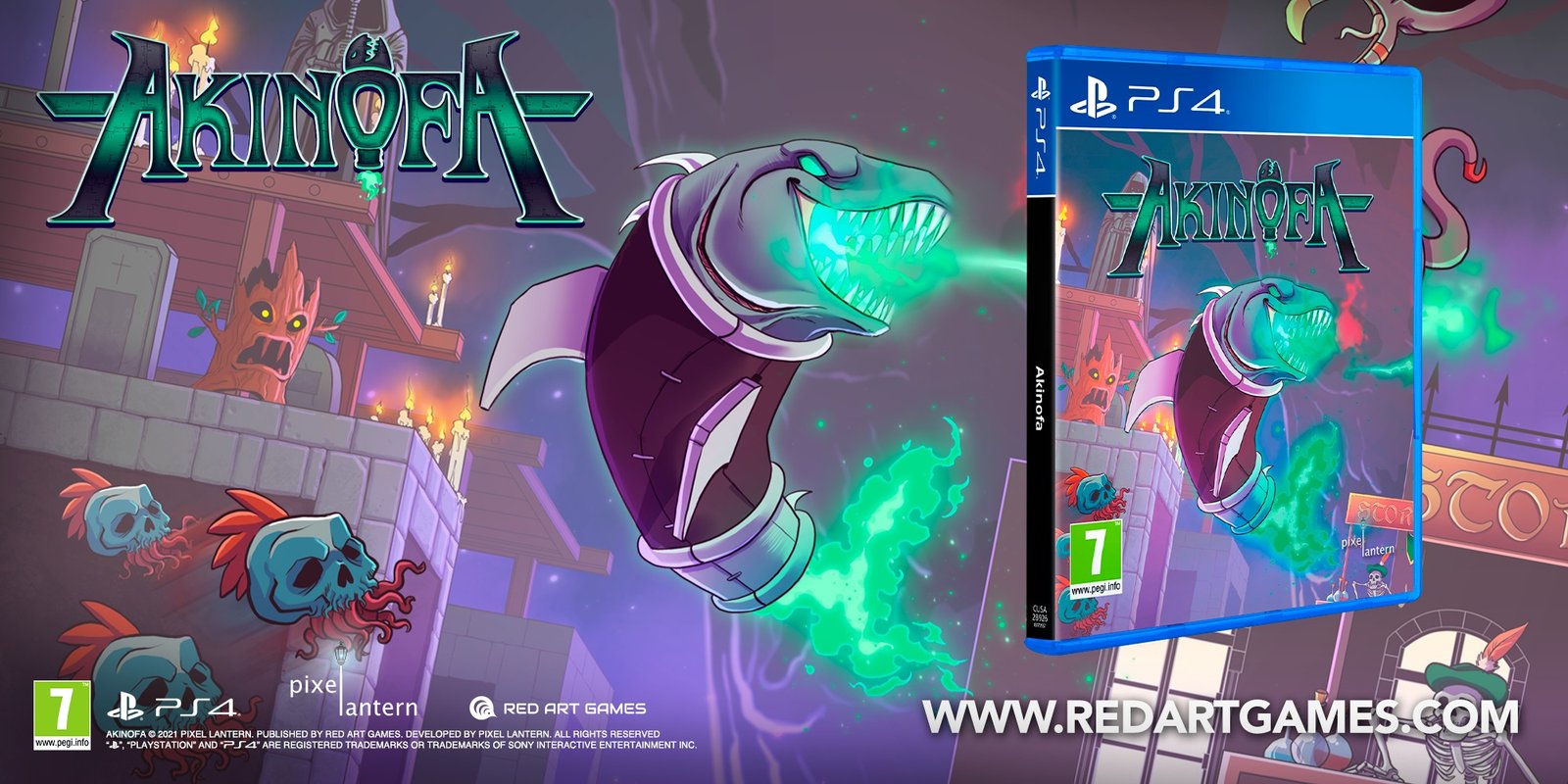 Red Art Announce Limited Physical Release of AKINOFA for PS4