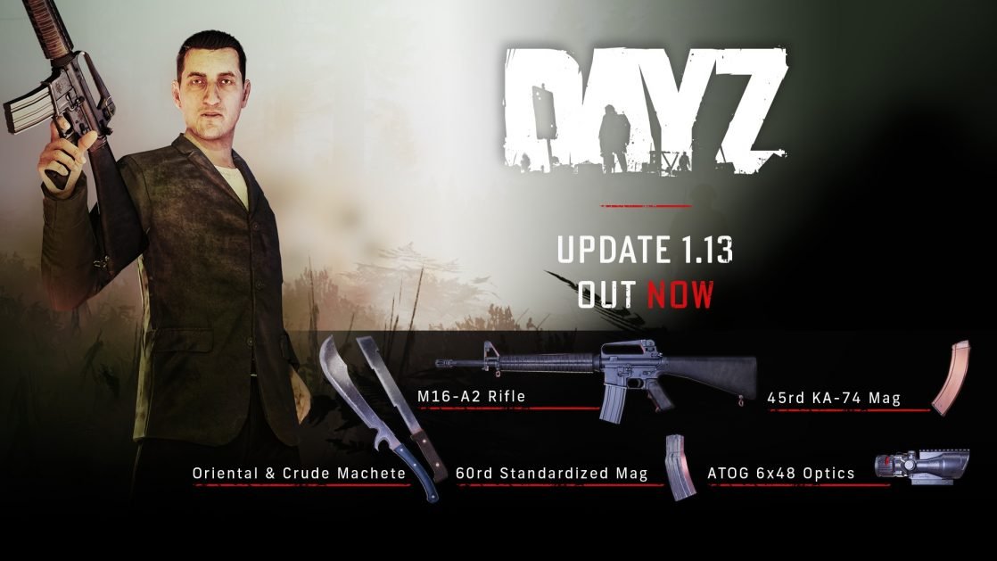 DayZ Update 1.13 Adds the M16-A2 Assault Rifle, Attachments