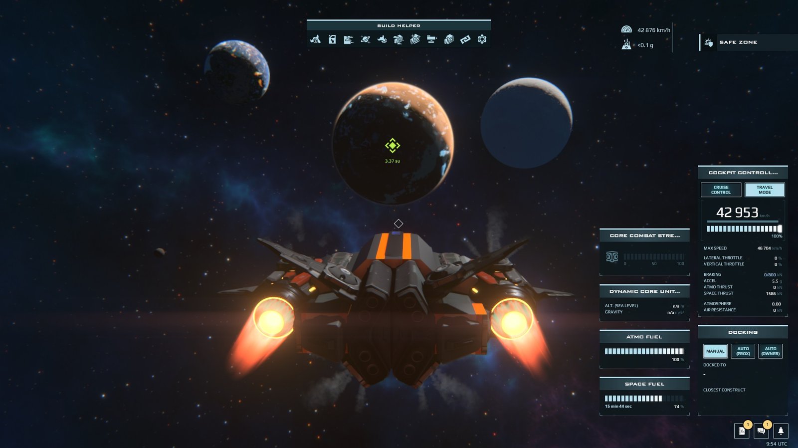 Review: Dual Universe – A Highly Complex Space MMORPG