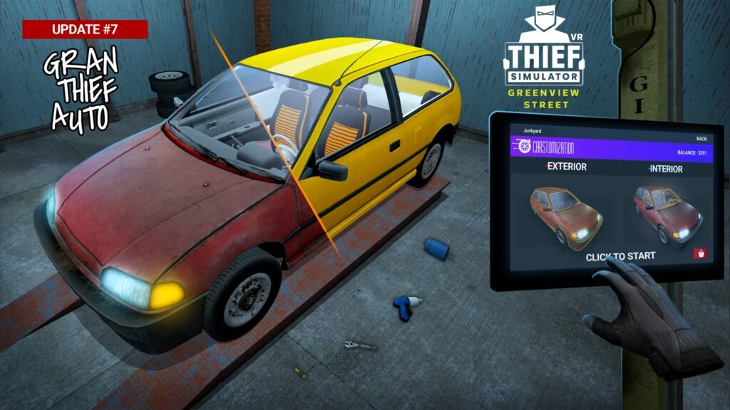 Thief Simulator VR: Greenview Street Update 7 Released