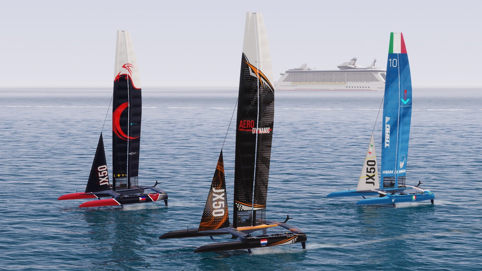 Sailing and Foiling Sim HydroFoil Generation Revealed by HOOK