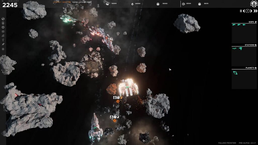 Falling Frontier Showcases Combat, Ships in New Trailer