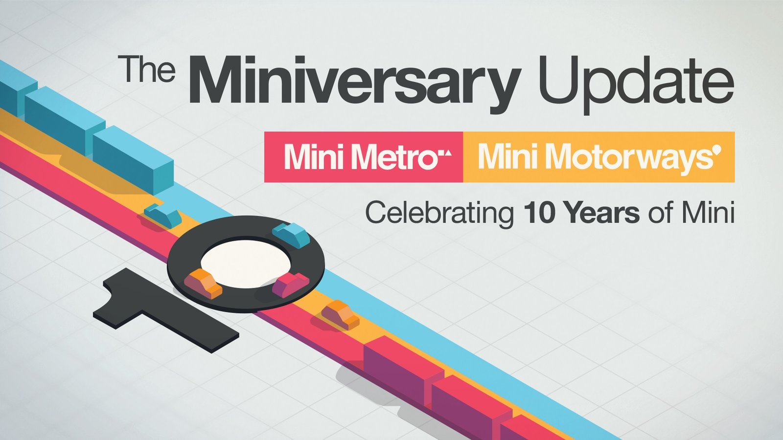 Mini Motorways & Mini Metro Getting New Maps for Miniversary