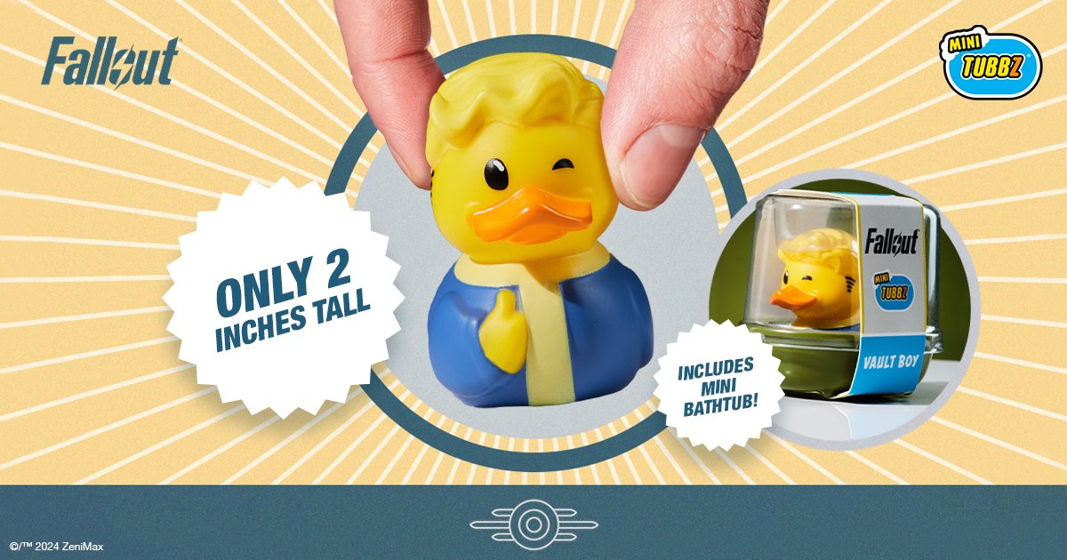 Mini Vault Boy TUBBZ Makes a Splash As Fallout Fever Rises