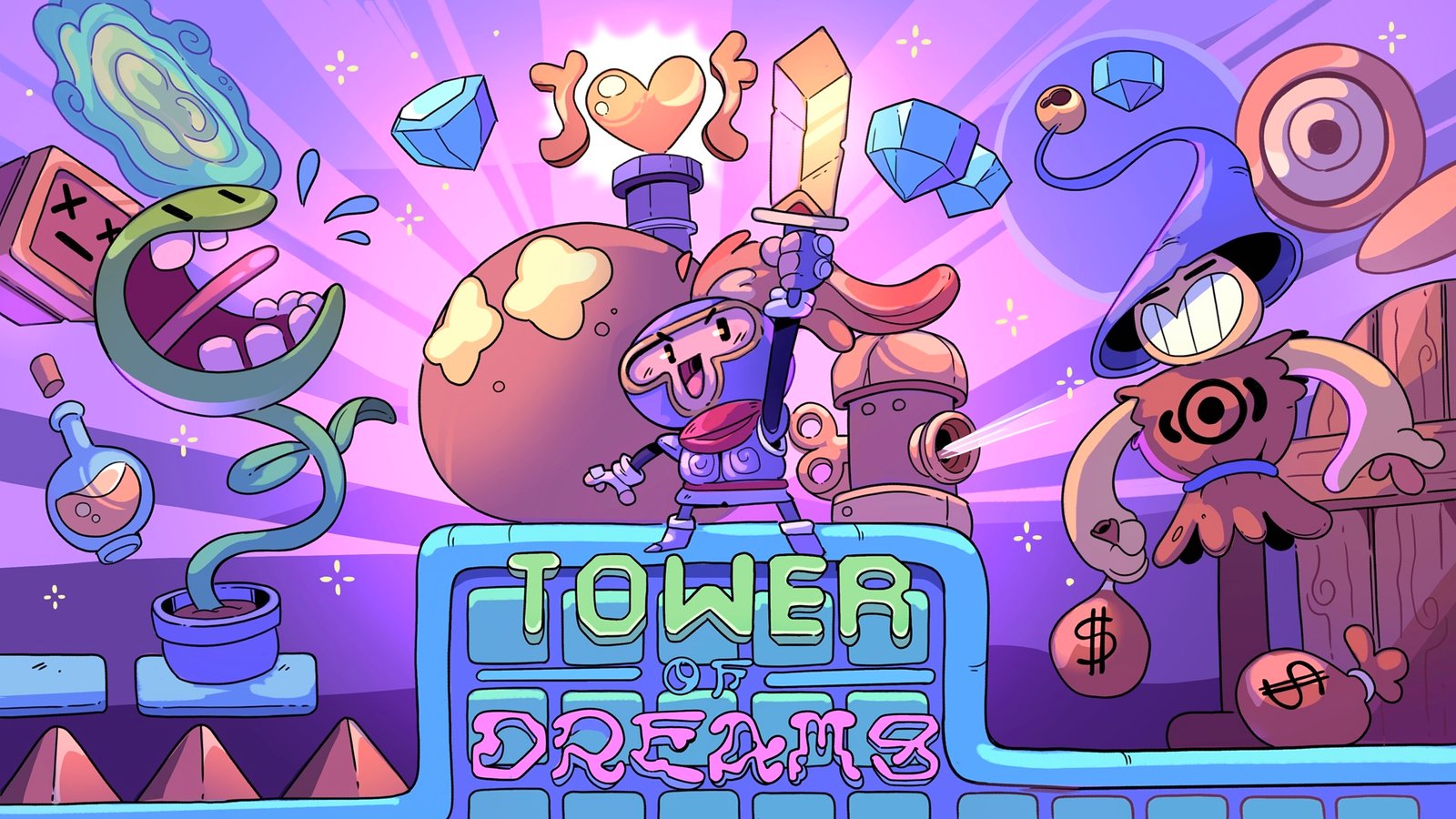Retro Platformer Roguelike Tower of Dreams Steam Release Date Announced