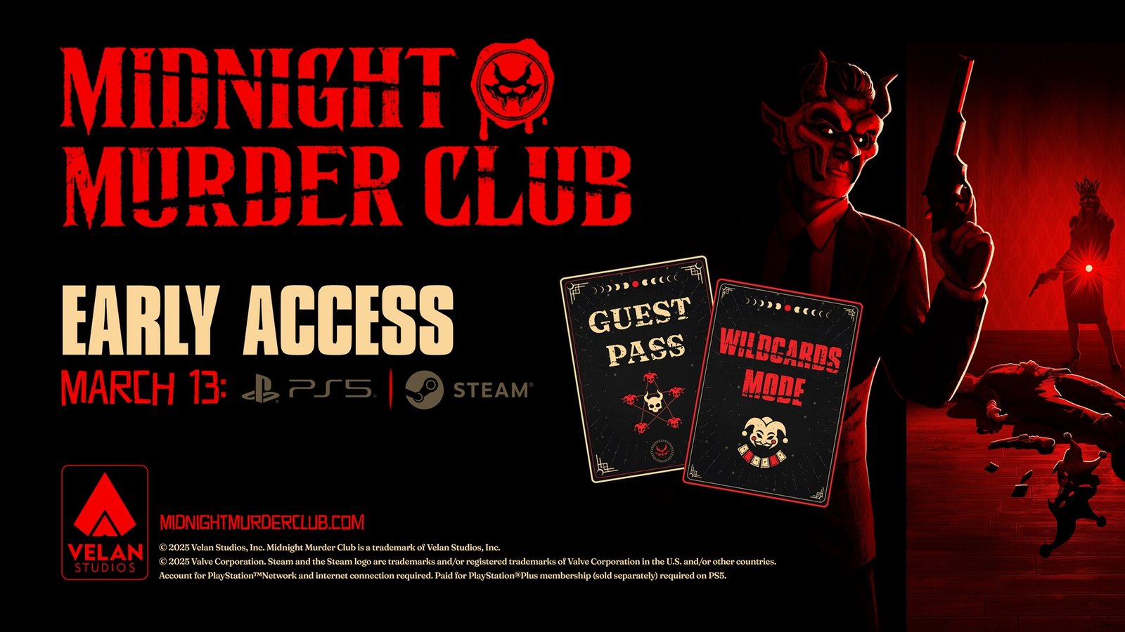 FPS Party Game Midnight Murder Club Early Access Release Date Announced