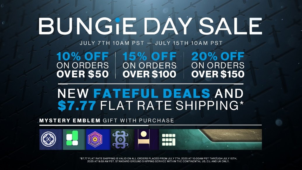 Bungie Day Sale Goes Live Across Bungie Store | GamesHedge