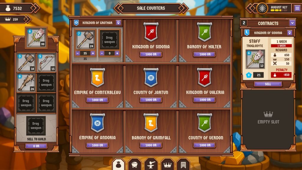 Fantasy Management Game Magic Forge Tycoon Revealed for PC