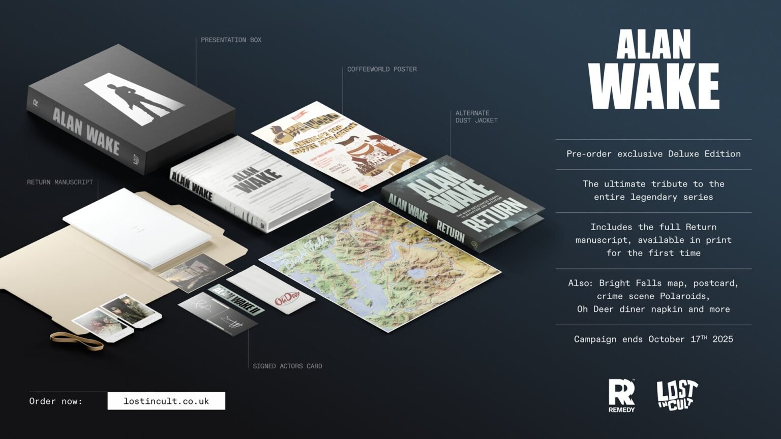Lost In Cult Announces Alan Wake: Design Works | GamesHedge