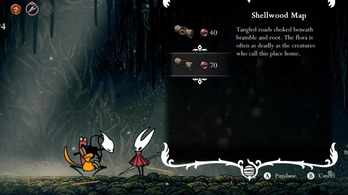 Hollow Knight: Silksong Bellhart and Shellwood Map Guide
