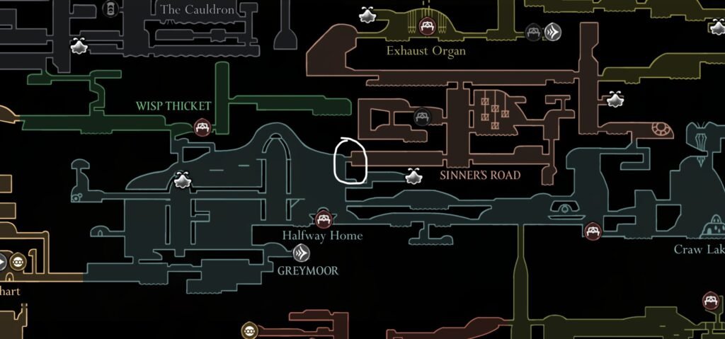 Hollow Knight: Silksong Sinner’s Road Map Guide | GamesHedge