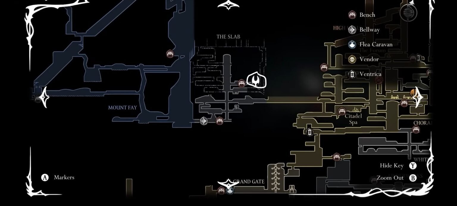Hollow Knight: Silksong Slab Map Guide | GamesHedge