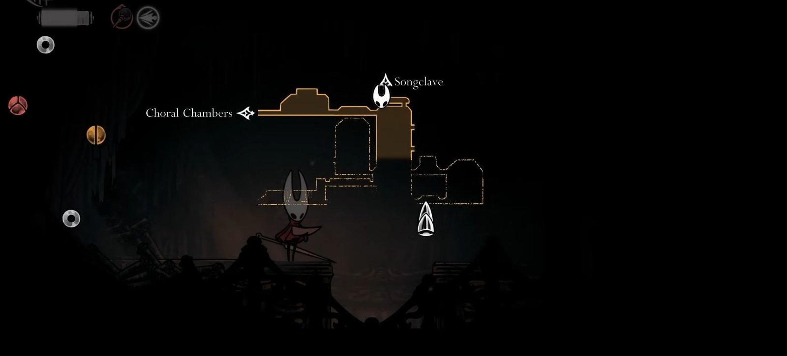 Hollow Knight: Silksong Whispering Vaults Map Guide | GamesHedge