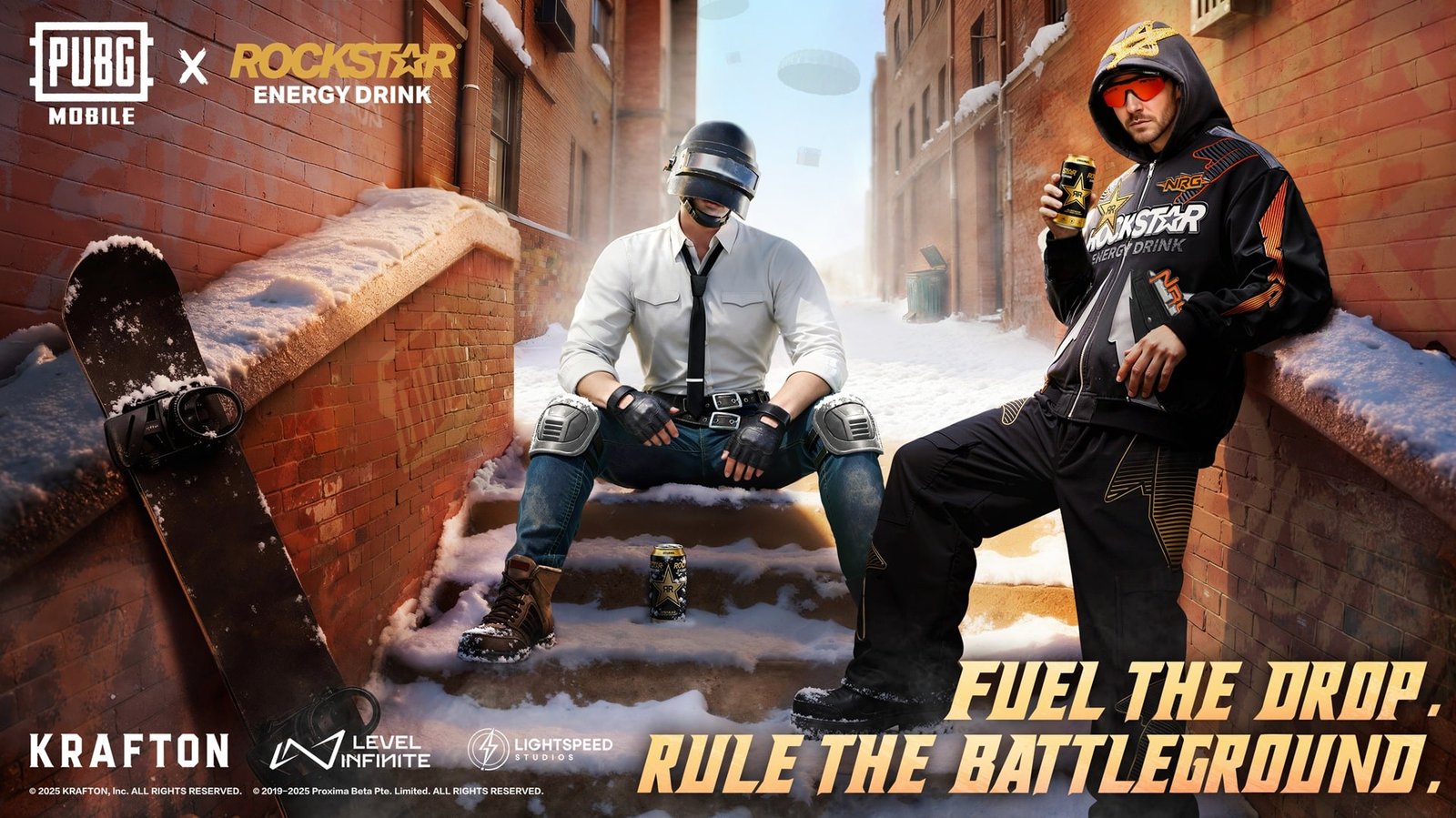 PUBG Mobile and Rockstar Energy Drink Teaming Up for Exclusive Streetwear