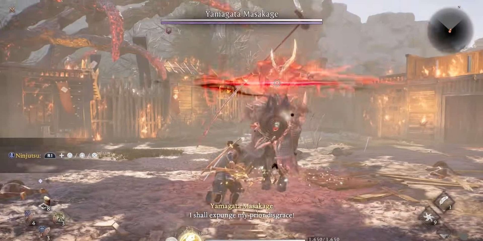 Nioh 3 Yamagata Masakage (Horse) Boss Battle Guide - How to Defeat