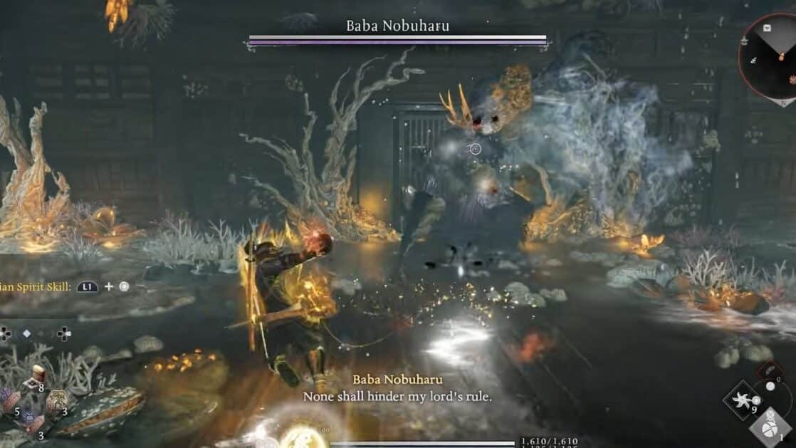 Nioh 3 Baba Nobuharu Boss Battle Guide - How to Defeat