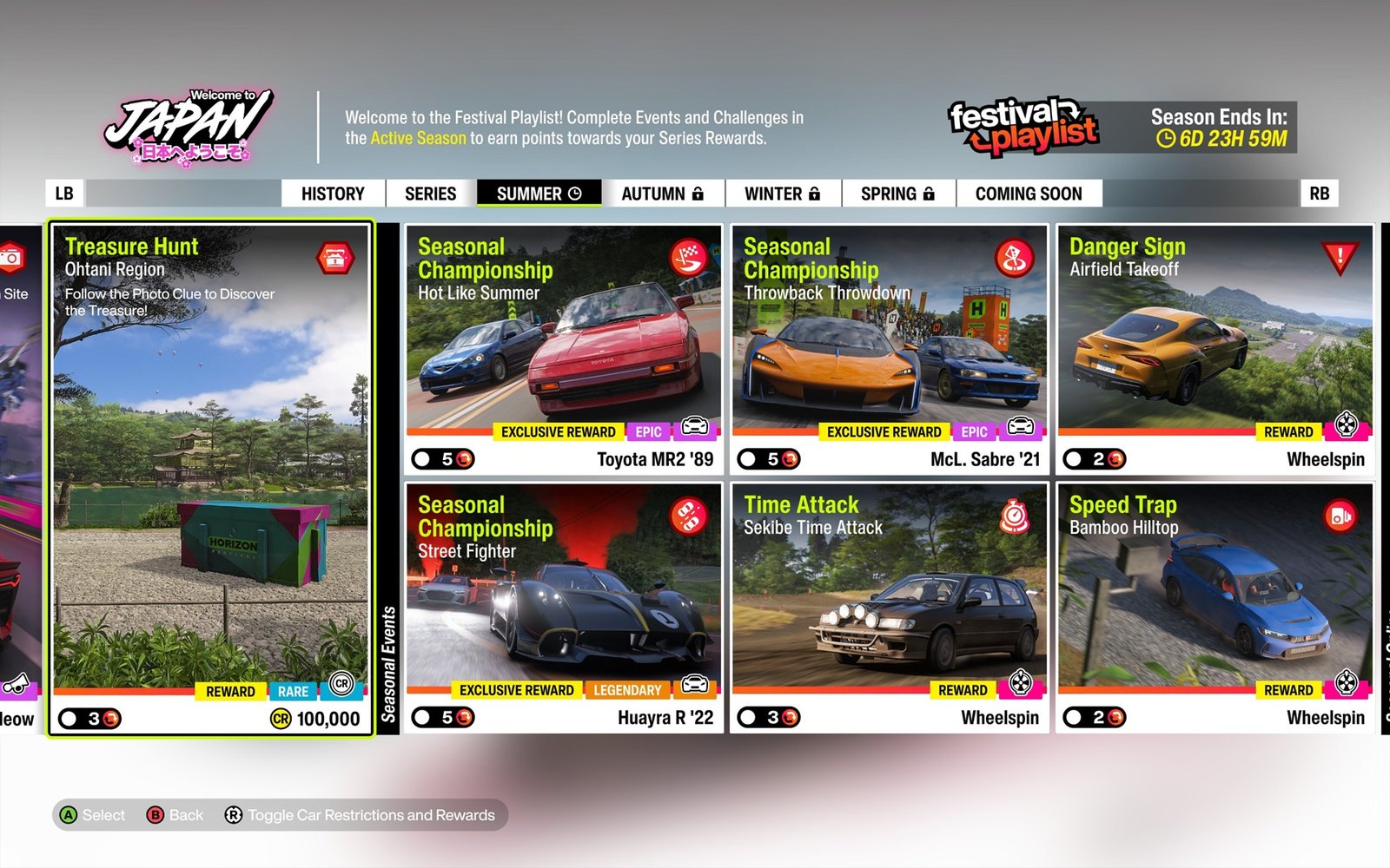 Forza Horizon 6 Ohtani Region Treasure Hunt Guide - Where to Find the ...