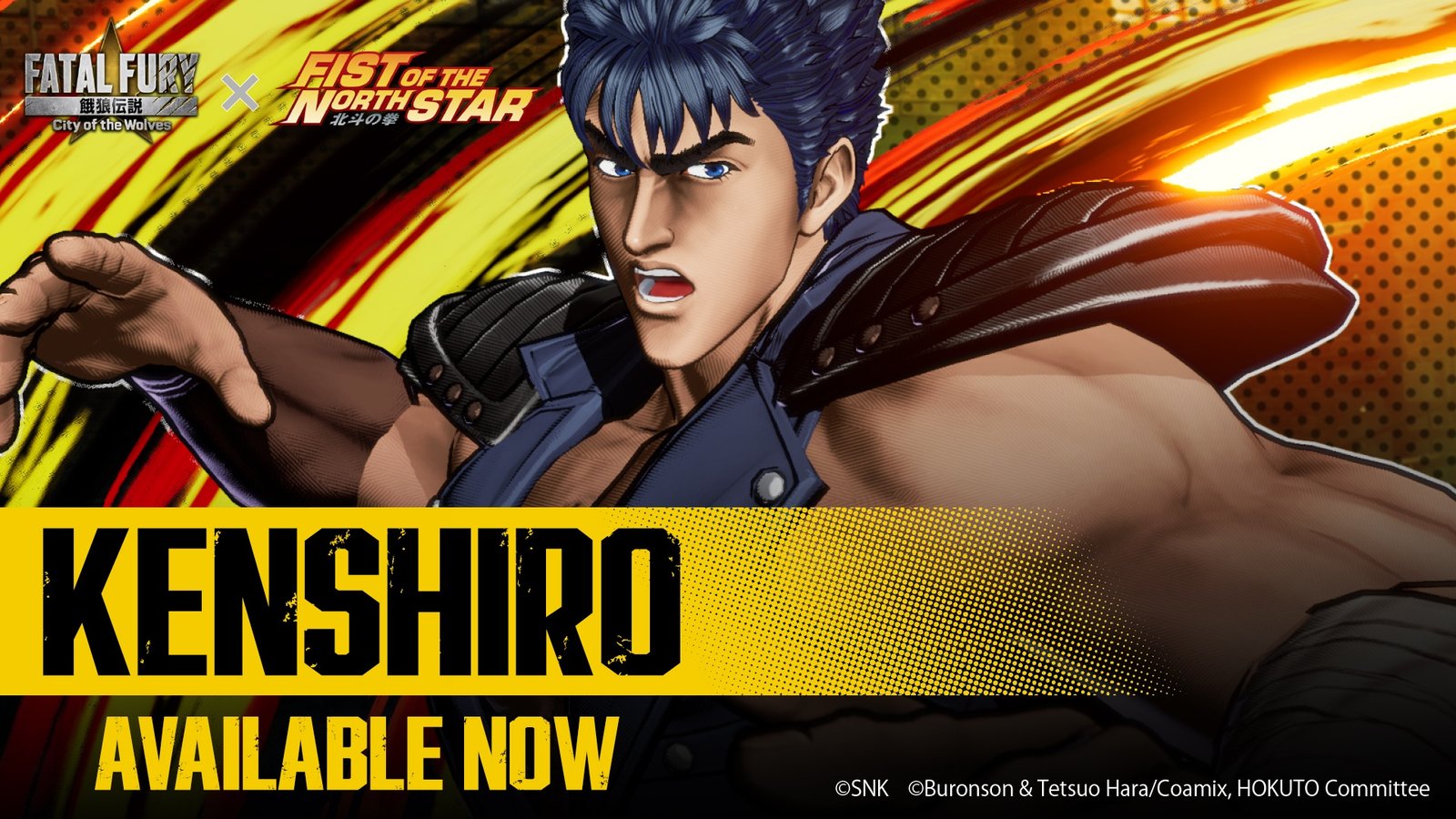 Kenshiro Joins FATAL FURY: City of the Wolves as Season 2's Final DLC ...